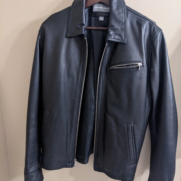 Michael Kors | Jackets & Coats | Michael Kors James Dean Leather Jacket ...